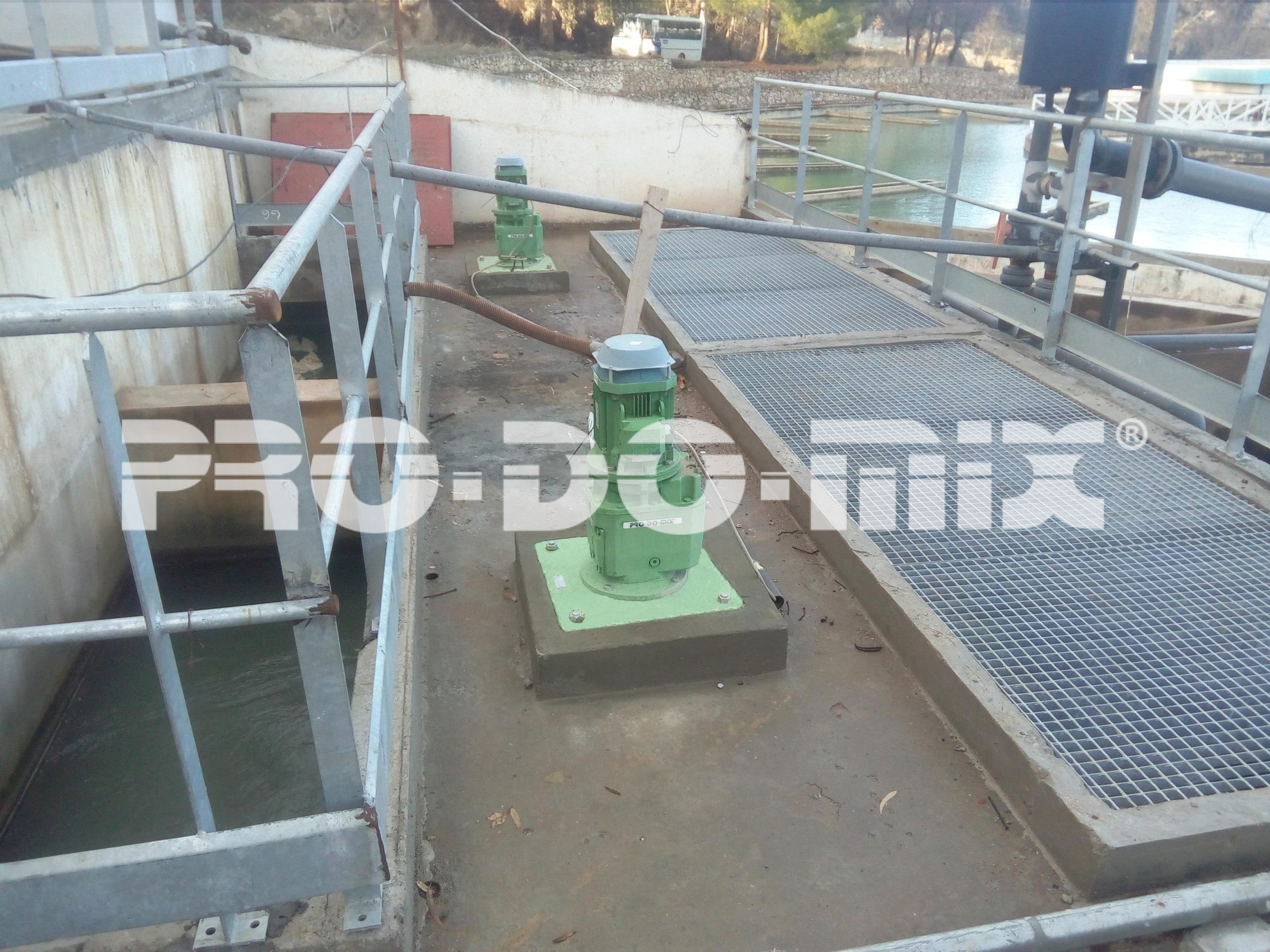Vertical Agitators for River Water Purification in Algeria - PRO-DO-MIX®