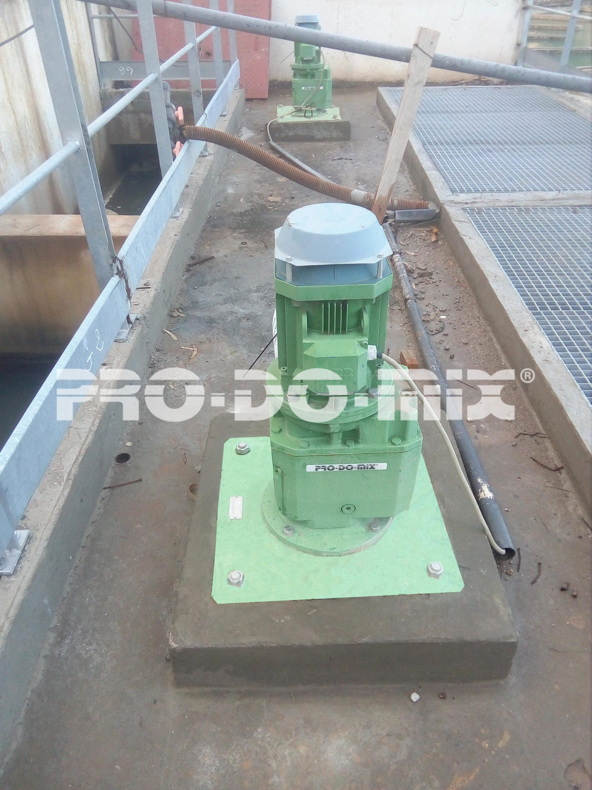 Vertical Agitators for River Water Purification in Algeria - PRO-DO-MIX®